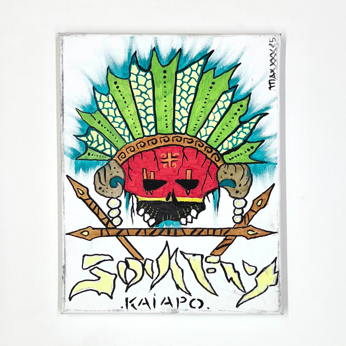 Max Cavalera Art - Canvas 9" x 12" – Maximum Cavalera Store