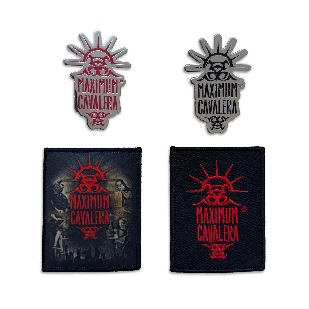Maximum Cavalera - Pins and Patches Set – Maximum Cavalera Store